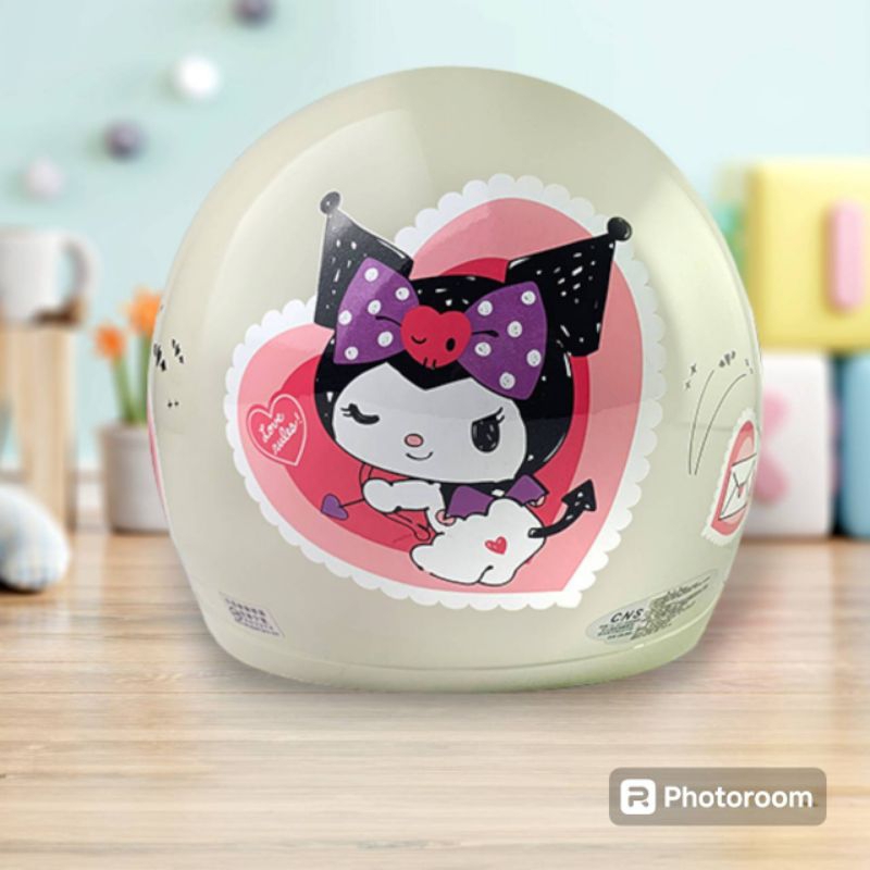 正版酷洛米 凱蒂貓 3/4 兒童安全帽【贈送長鏡片】-台南市,中西區,-Yes Helmet安全帽專營-安全帽,安全帽專賣店,台南安全帽,中西區安全帽專賣店-MIT加工網